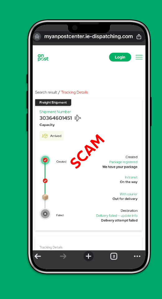 How To Spot Delivery Scams | An Post Money