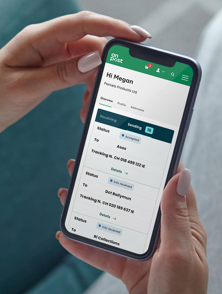 My Account Login | Manage Your Deliveries | An Post